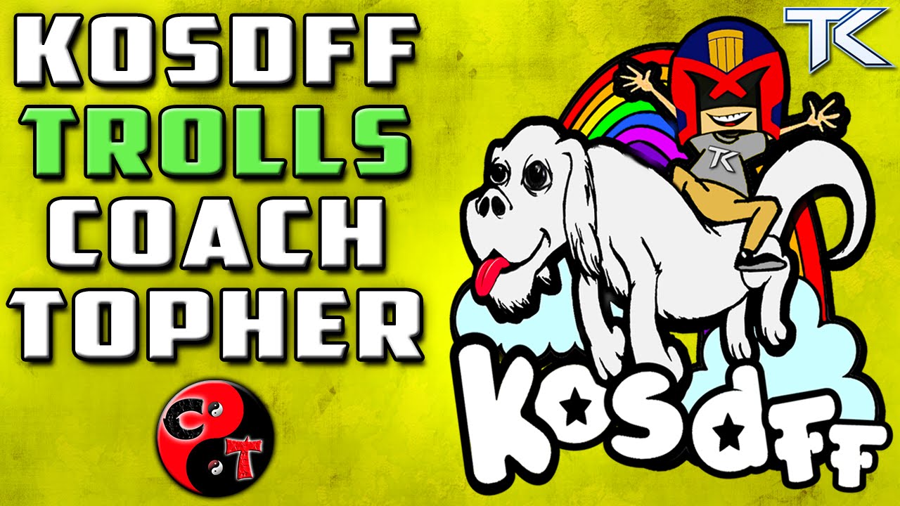KOSDFF Trolls Coach Topher (Call Of Duty Gun Game) - YouTube