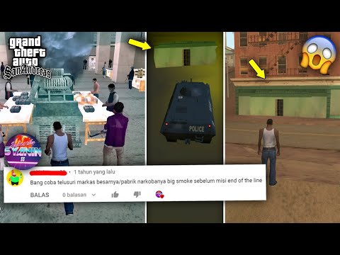 Ternyata Banyak MISTERI DI AWAL MISI SAAT KE GUDANG BIG SMOKE GTA San Andreas - Rahasia Easter Eggs