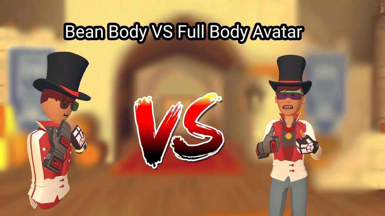 Bean Body Vs Full Body Avatar Showcase - YouTube