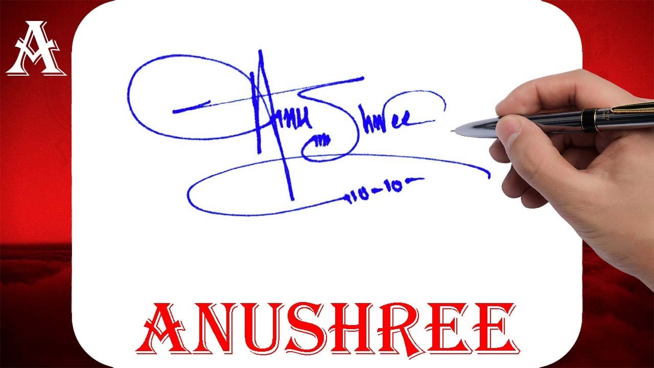 Anushree Signature Style - A Signature Style - Signature Style of My ...