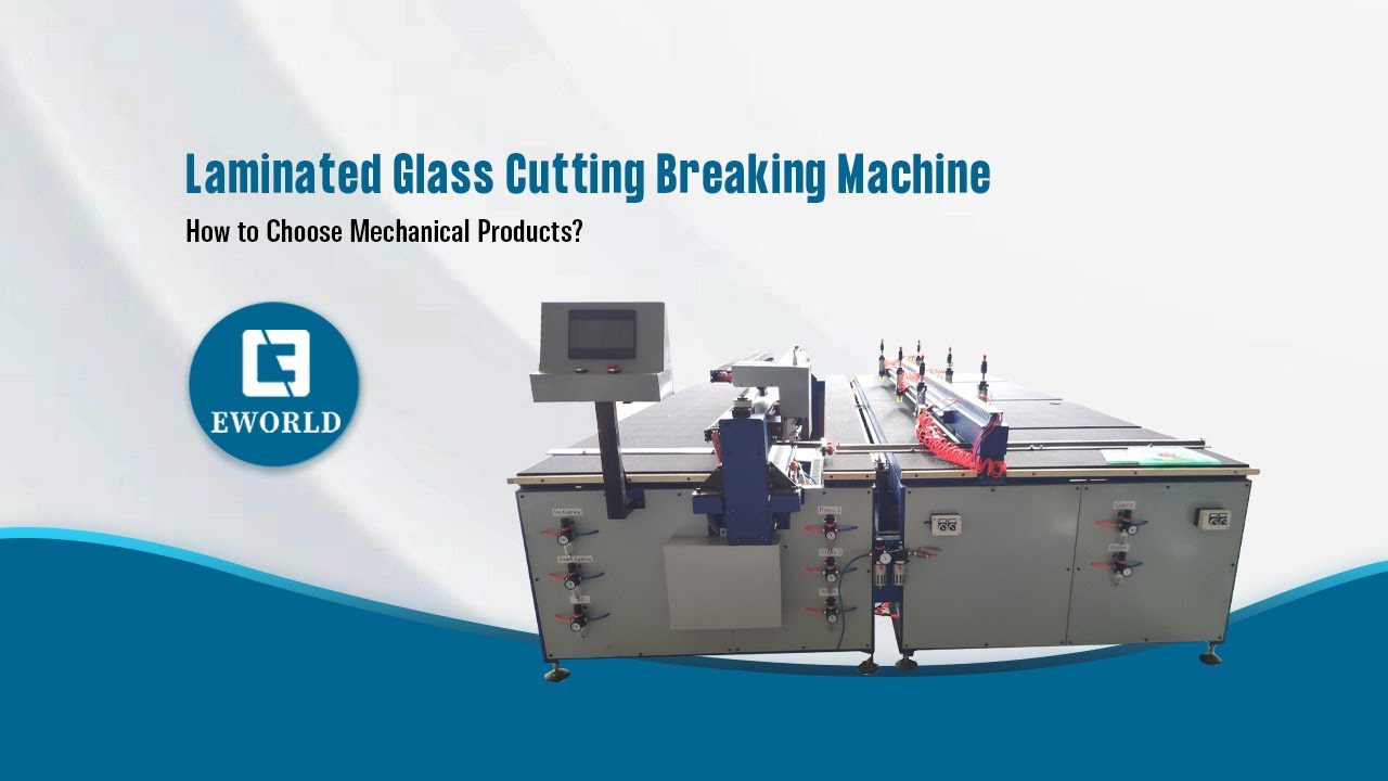 Laminated glass cutting breaking machine #drilling#engraving#machinery# ...