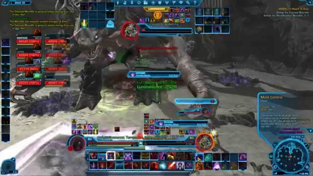 SW:TOR - Colossal Monolithe Ziost Boss SM - YouTube