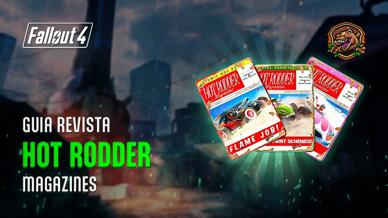 Fallout 4 - Localização de Todas as Revistas Hot Rodder - YouTube