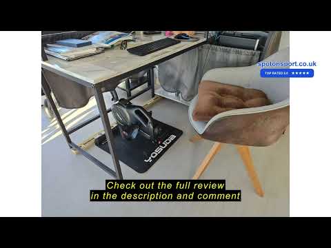 Review YOSUDA Mini Exercise Bike, Under Desk Bike Pedal Exerciser with Non-Slip Mat, 16-Level Quiet