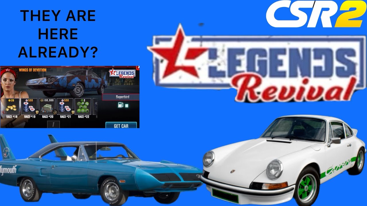 CSR2 | 2 New Legends Revival Cars are Here! | Out of nowhere? - YouTube
