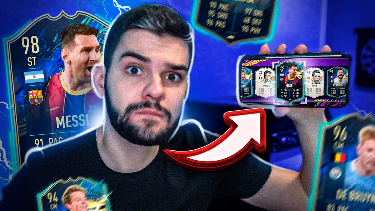 195 NO DRAFT DE CELULAR!! O MELHOR FUT DRAFT MOBILE DO MUNDO!! FIFA 21 ...