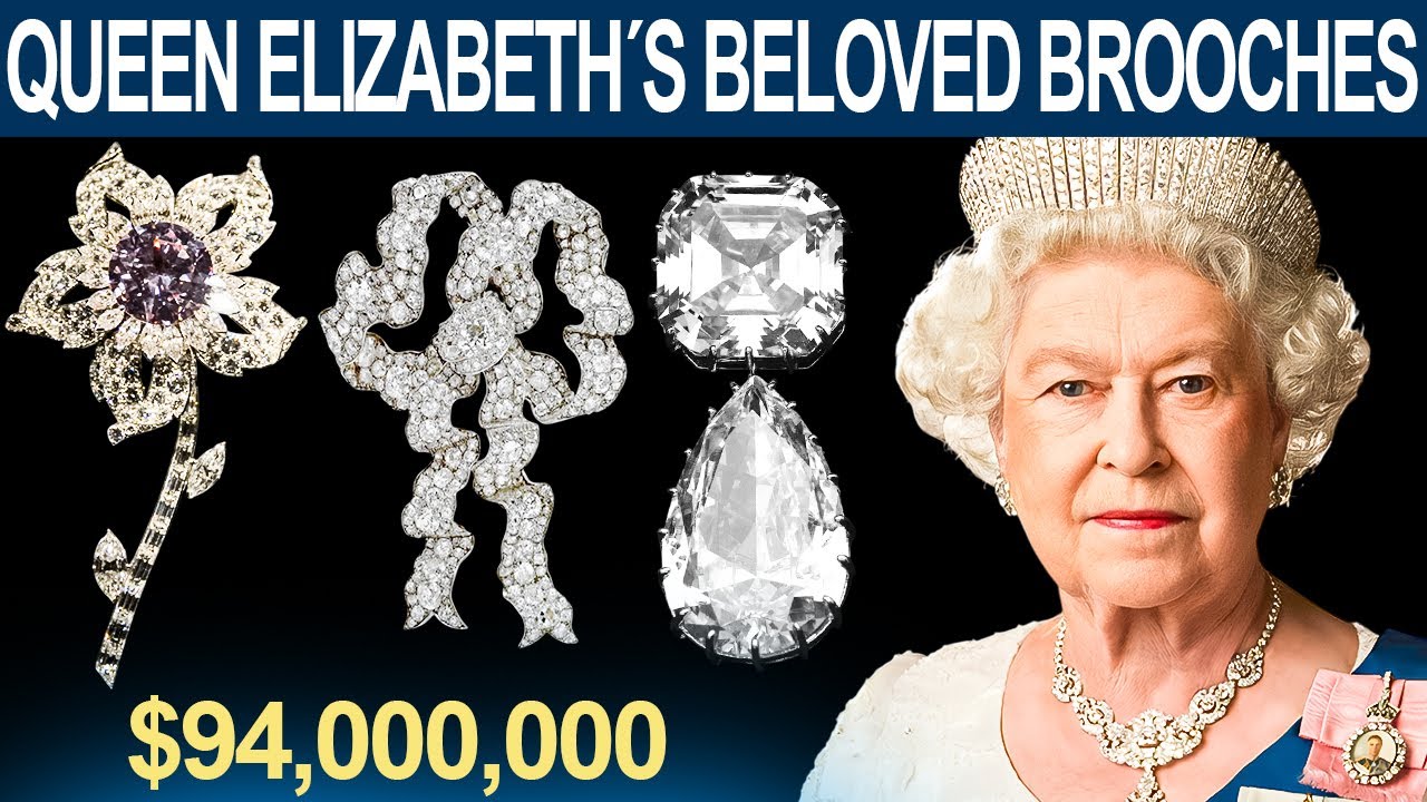 The New Owners of Queen Elizabeth II's Brooch Collection - YouTube
