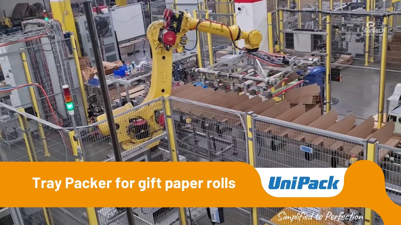 UniPack TF | Tray Packer for Gift Paper rolls with speed up to 800 ...