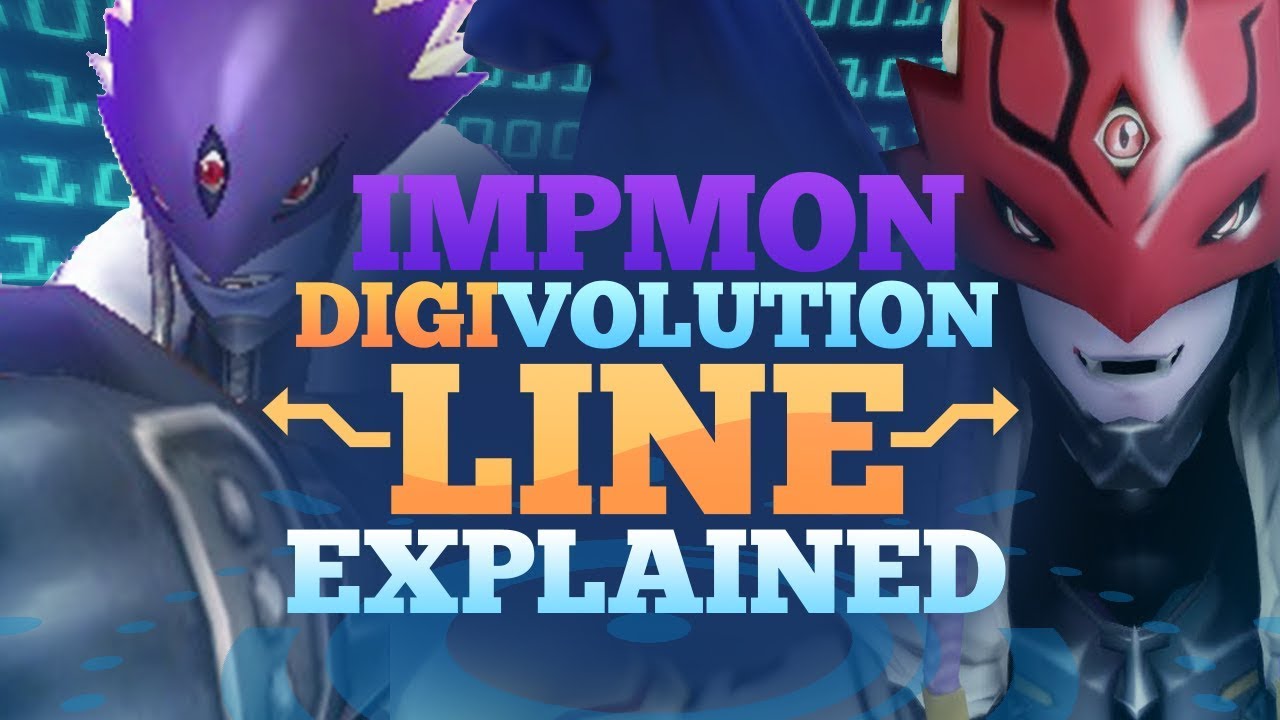 Digimon - Impmon Digivolution Line Explained! - YouTube