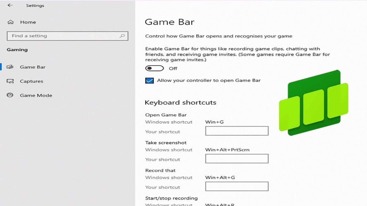 How To Disable Game Bar in Windows 10 - YouTube