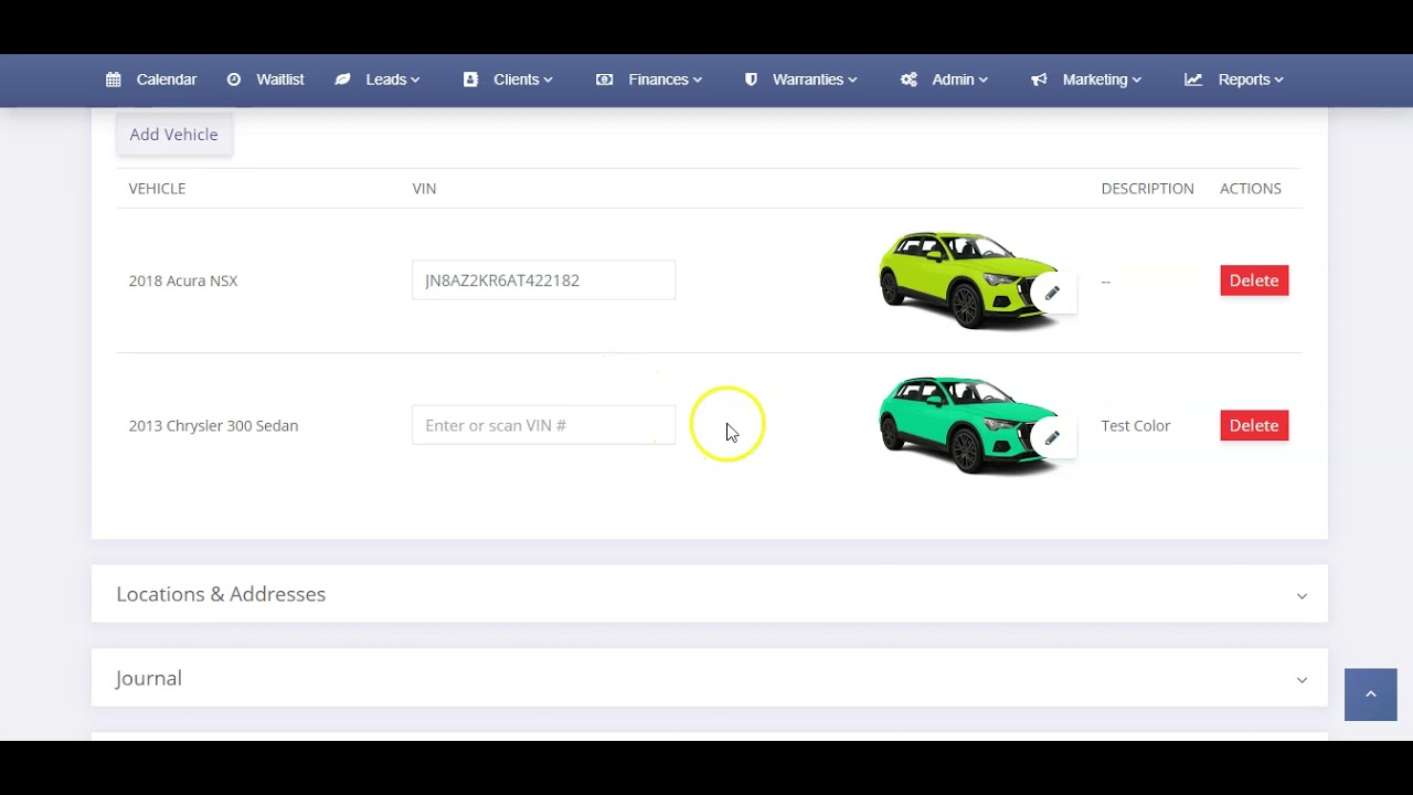 Setting Vehicle Colors in OrbisX CRM App for Detailers - YouTube