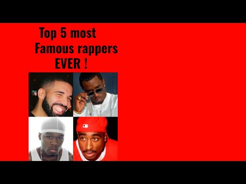 Top 5 most famous rappers ever ! - YouTube