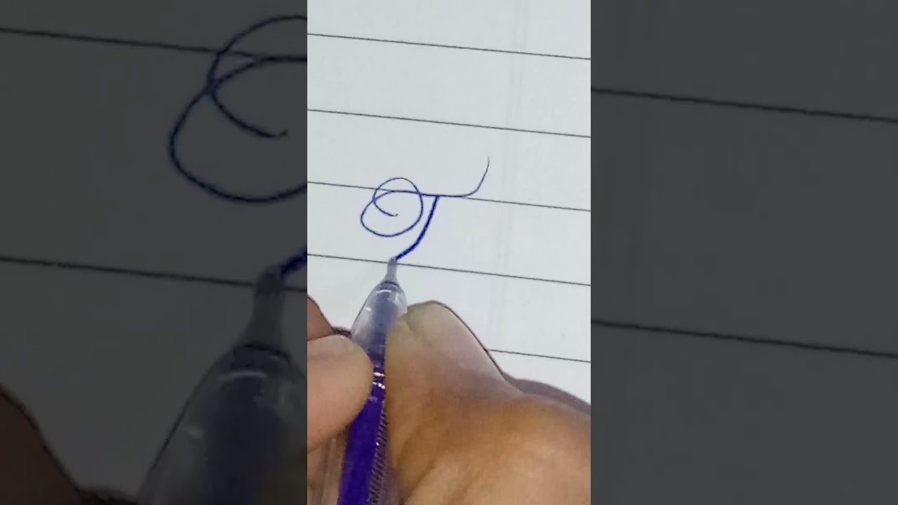 how to write capital and small letters "Tt" in beautiful cursive ...