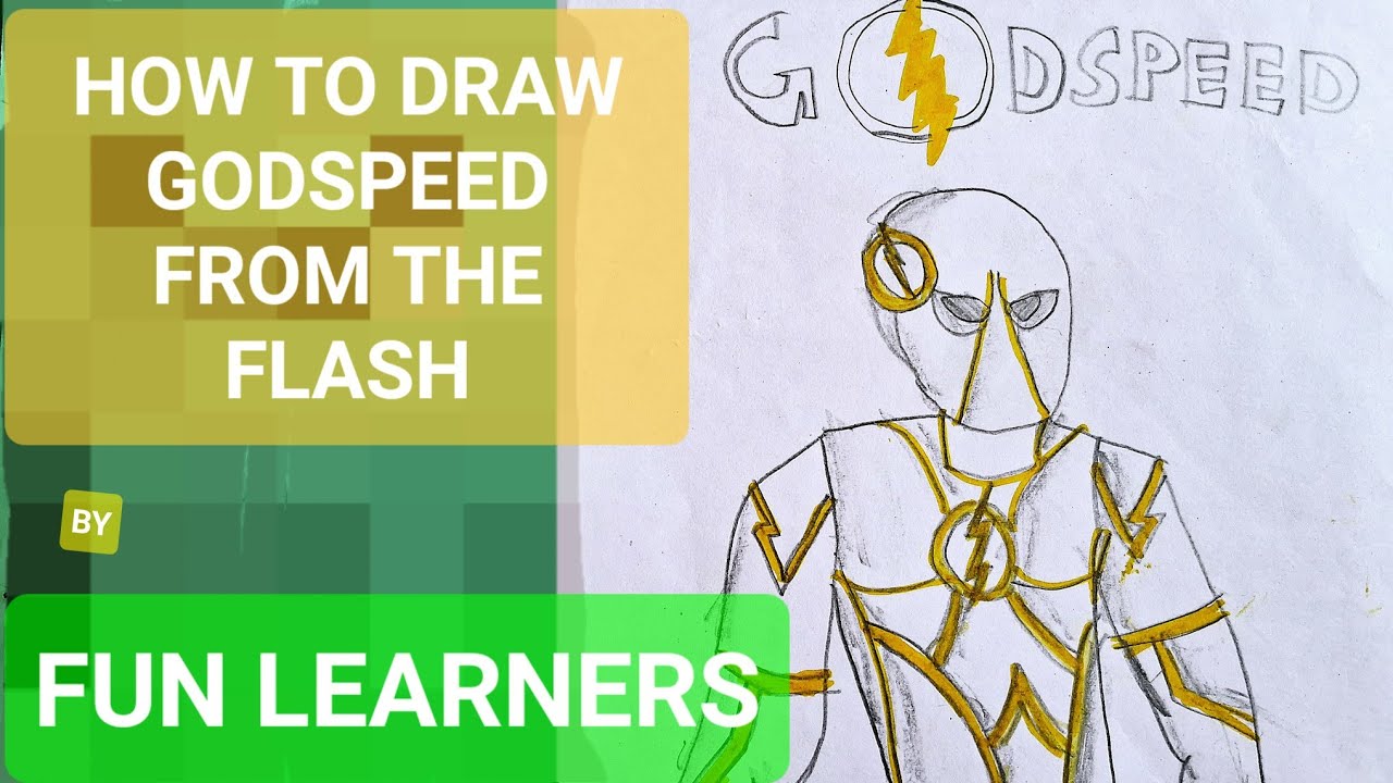 Drawing Godspeed from 'The Flash' tutorial. - YouTube