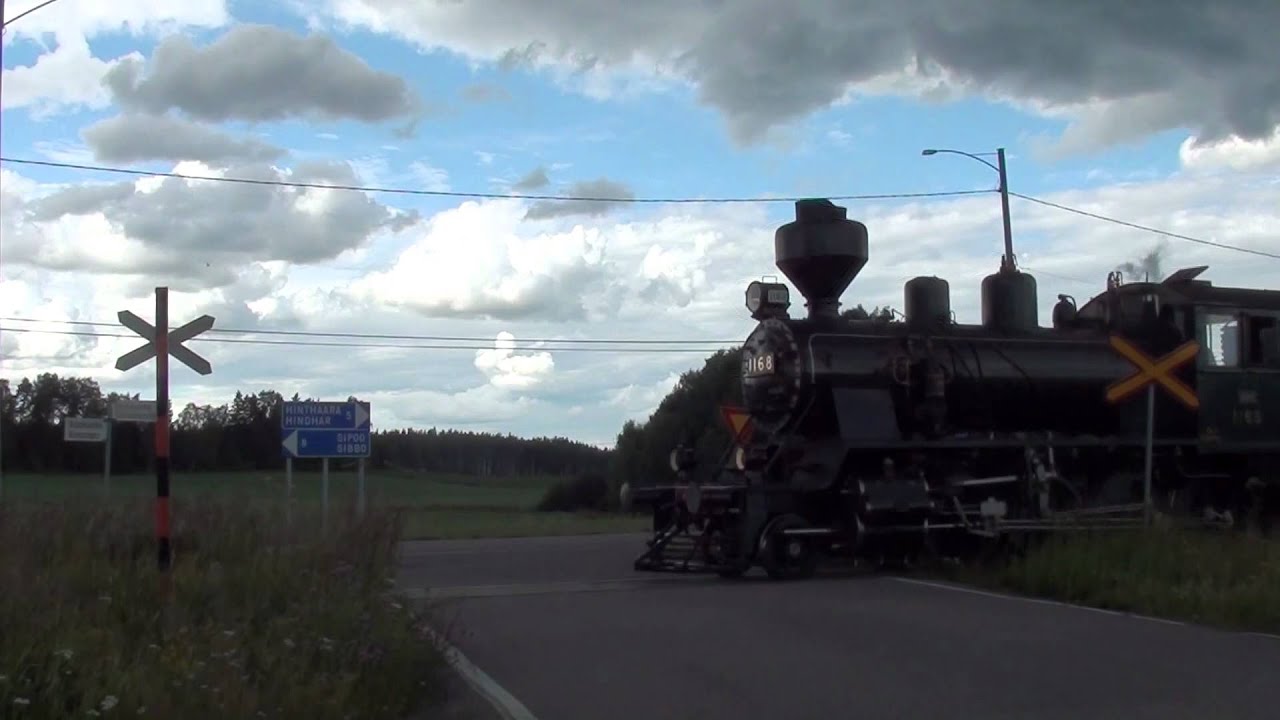 Steam train @ Kulloo level crossing - YouTube