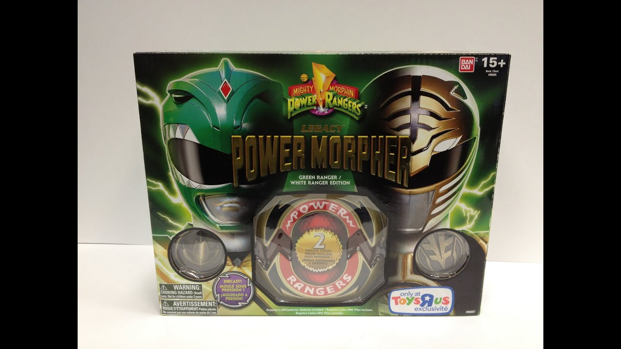 MMPR Legacy Power Morpher - Green/White Ranger Edition - Retail Version ...