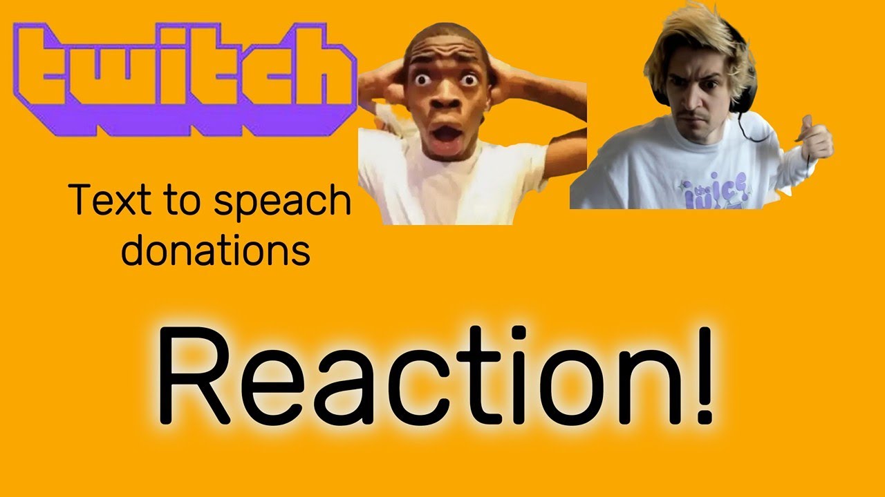 Twitch text to chat donation-reaction! - YouTube