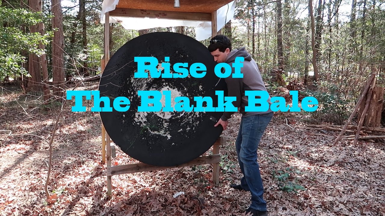 Raising Up the Blank Bale Target Archery Adventure - YouTube