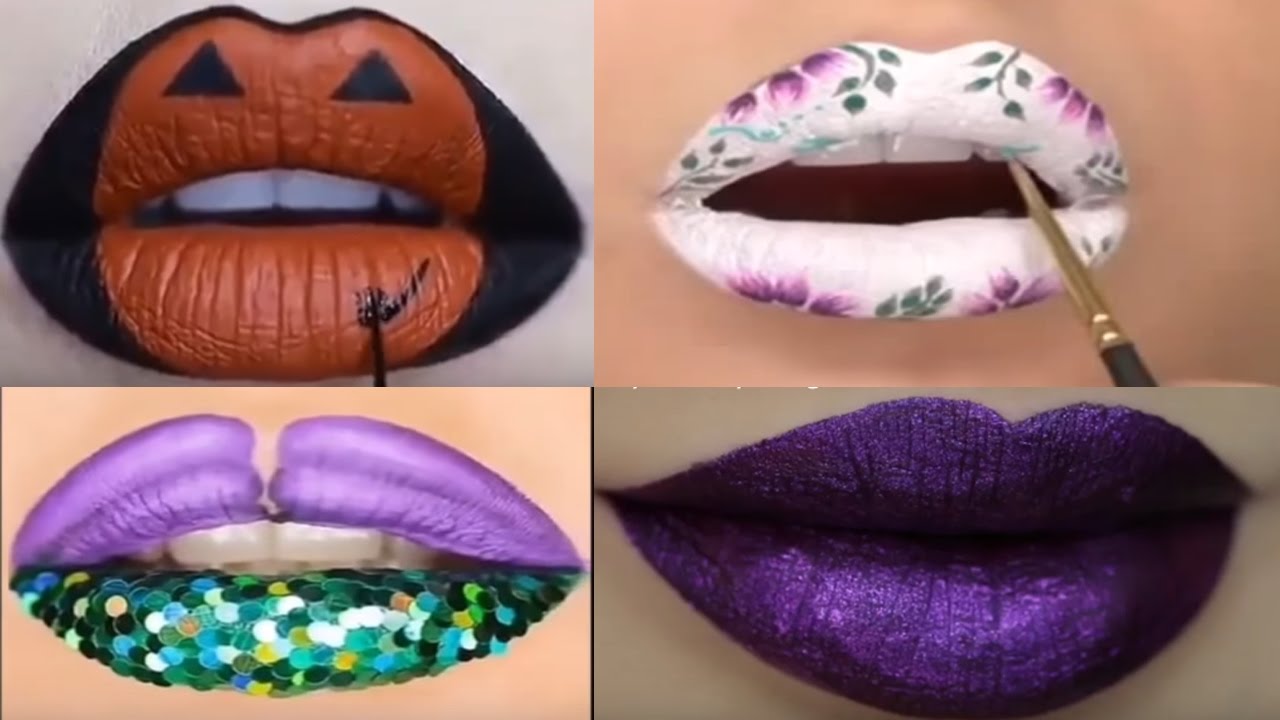 Lipstick Tutorial Compilation♥part#7♥ - YouTube