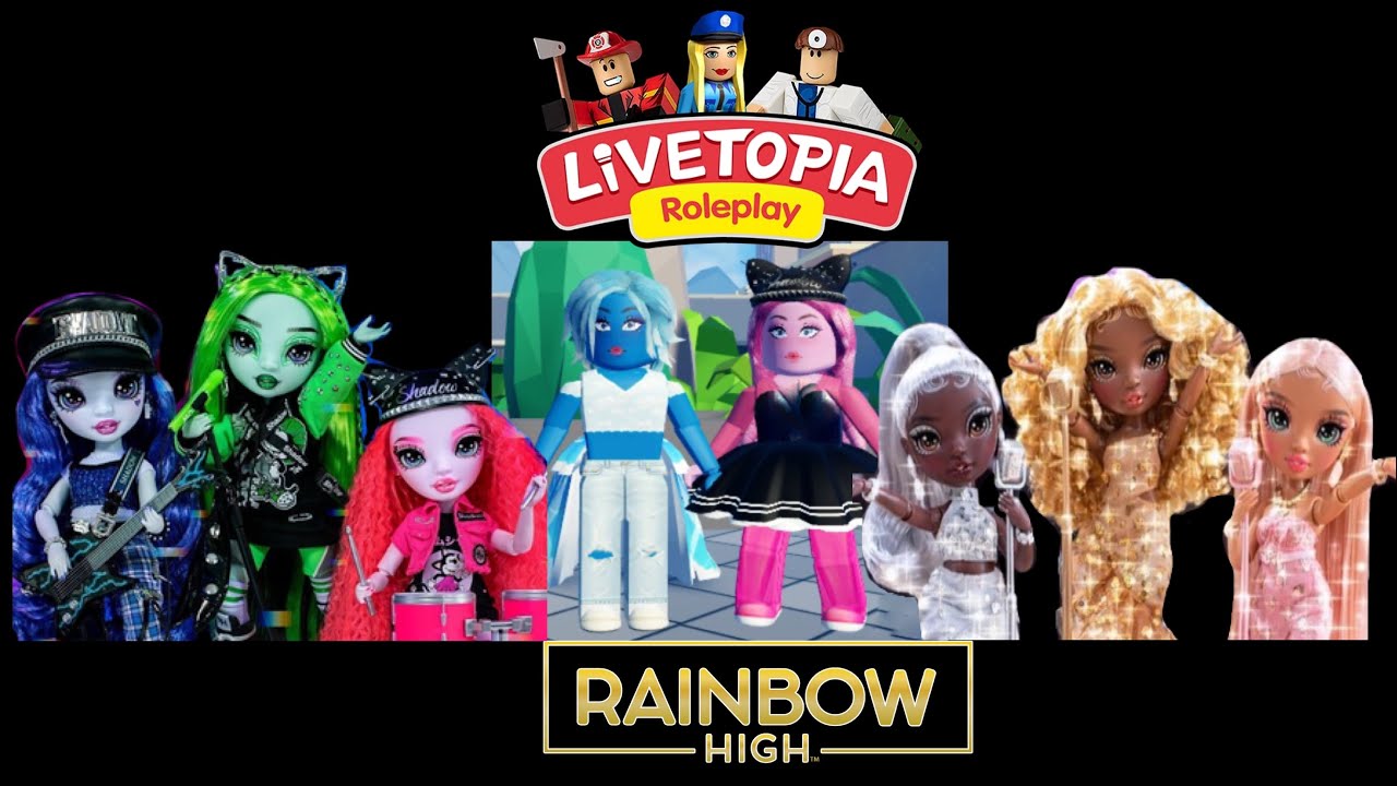 Livetopia Rainbow High Week 2 Update Roblox - YouTube