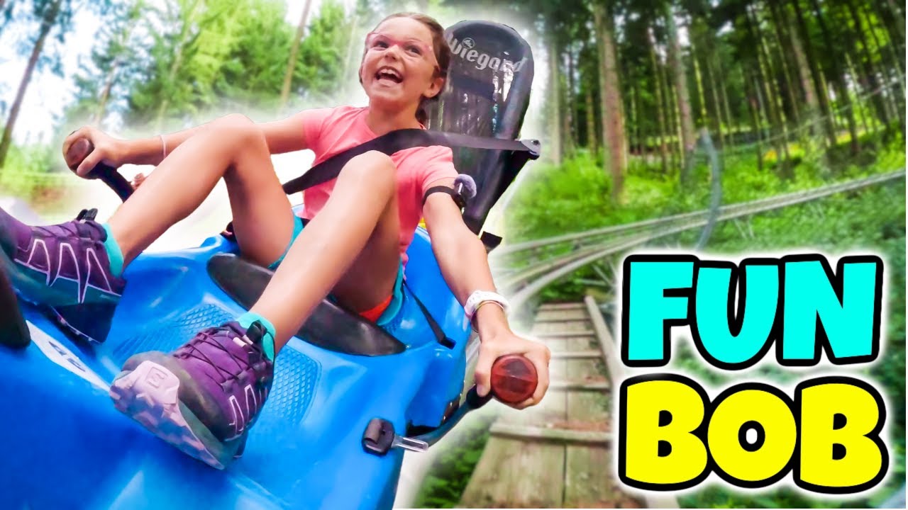 FUN BOB in MONTAGNA: Discese Divertenti in Famiglia - YouTube