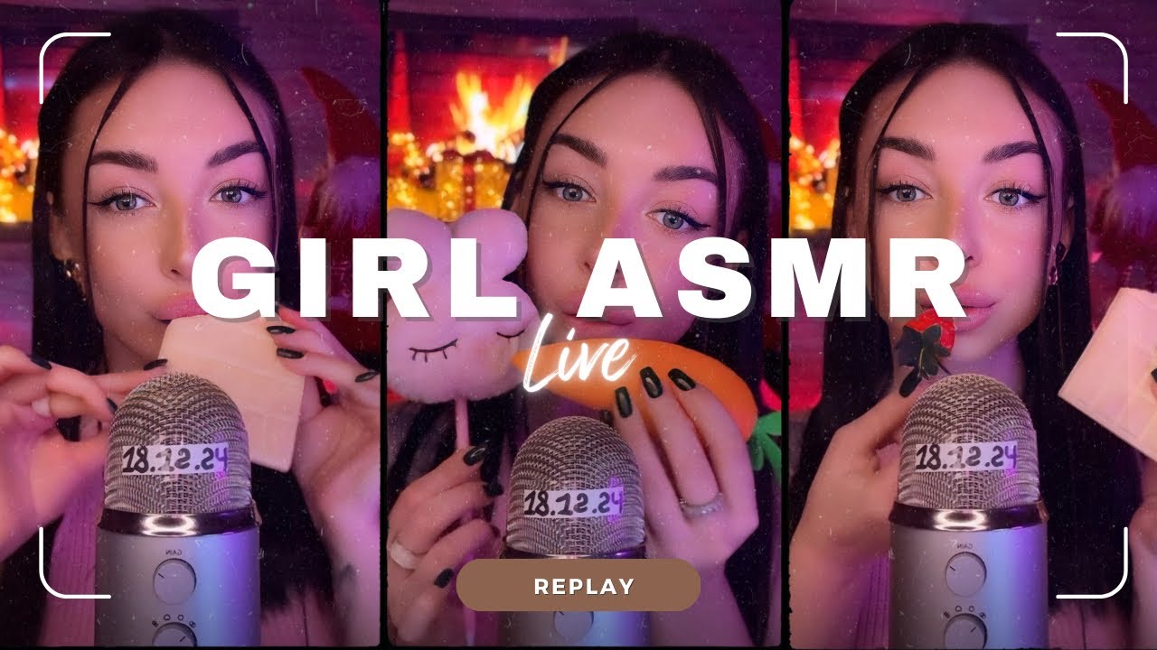 Girl asmr 4 hours live - YouTube