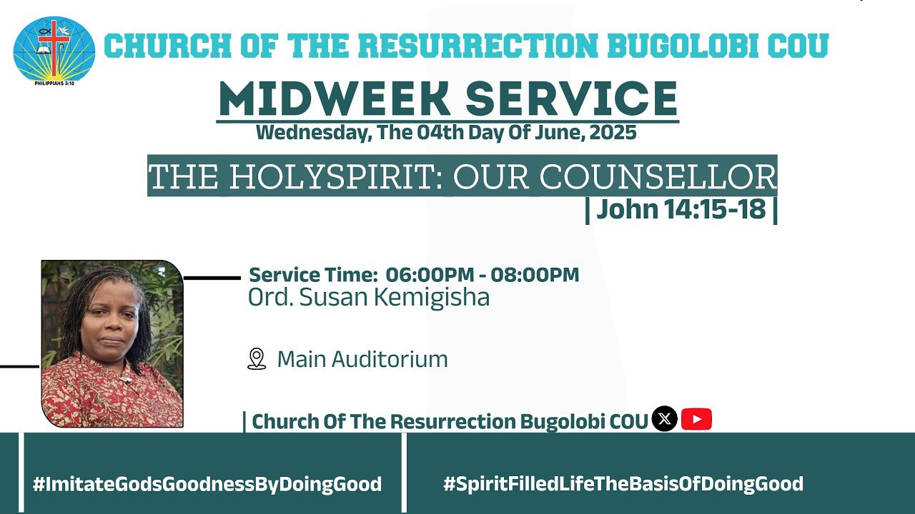 Midweek Service | Ord. Susan Kemigisha | 04.06.2025 - YouTube