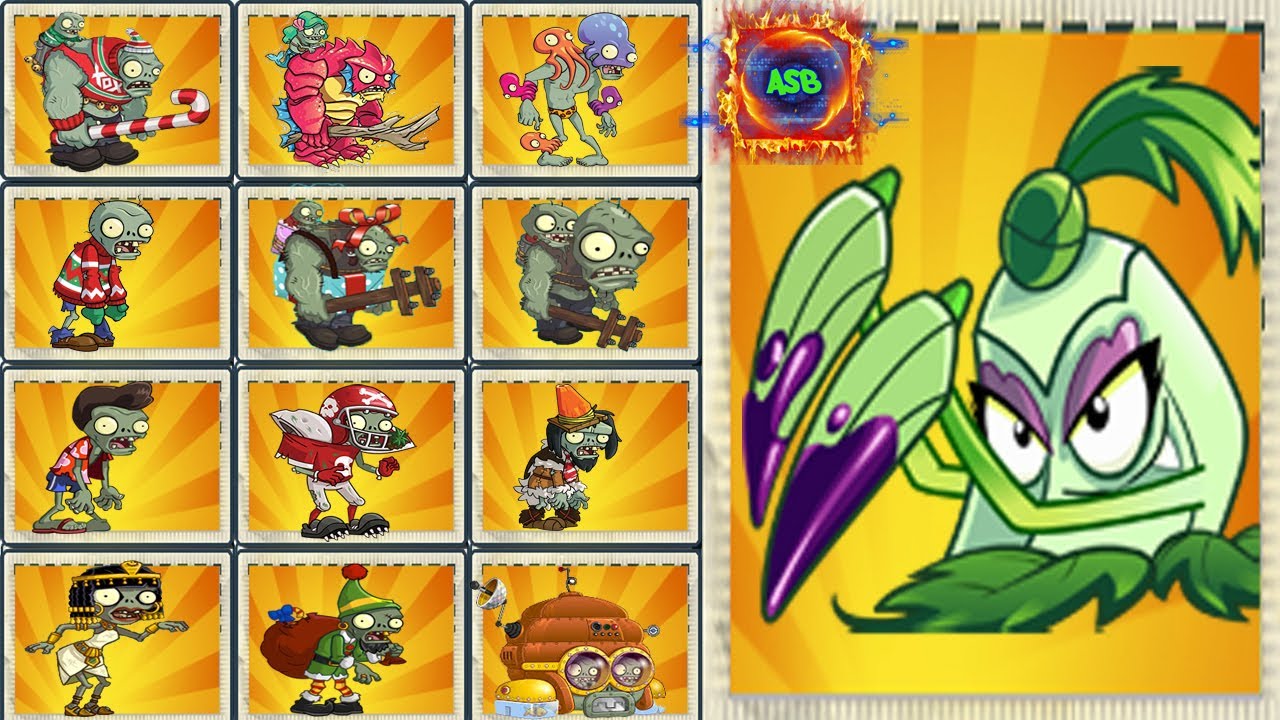 Every Premium Plants Pokra Max Level Power Up vs 999 Zombies - PVZ 2 ...