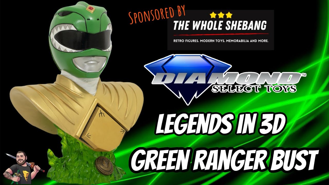 Mighty Morphin Power Rangers Diamond Select Toys Legends in 3D Green ...