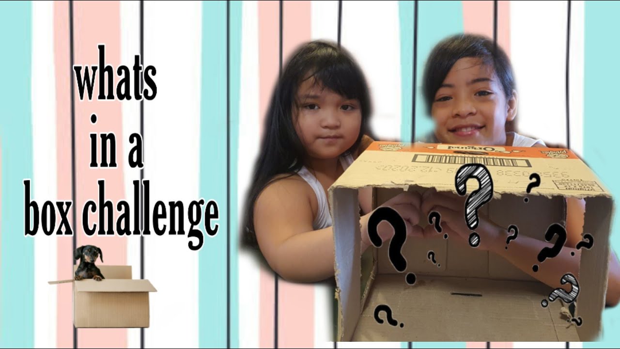 What's in a box challenge - YouTube