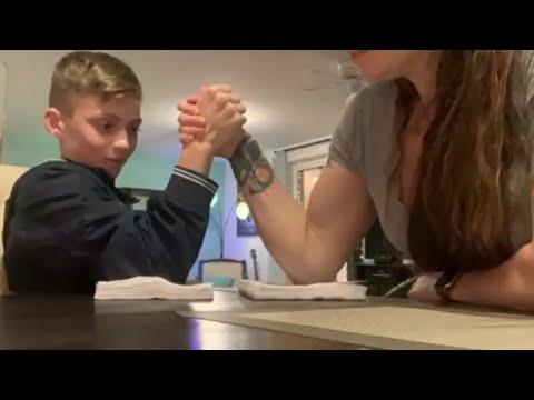 MOM vs SON - Arm Wrestling (Part 2) 💪