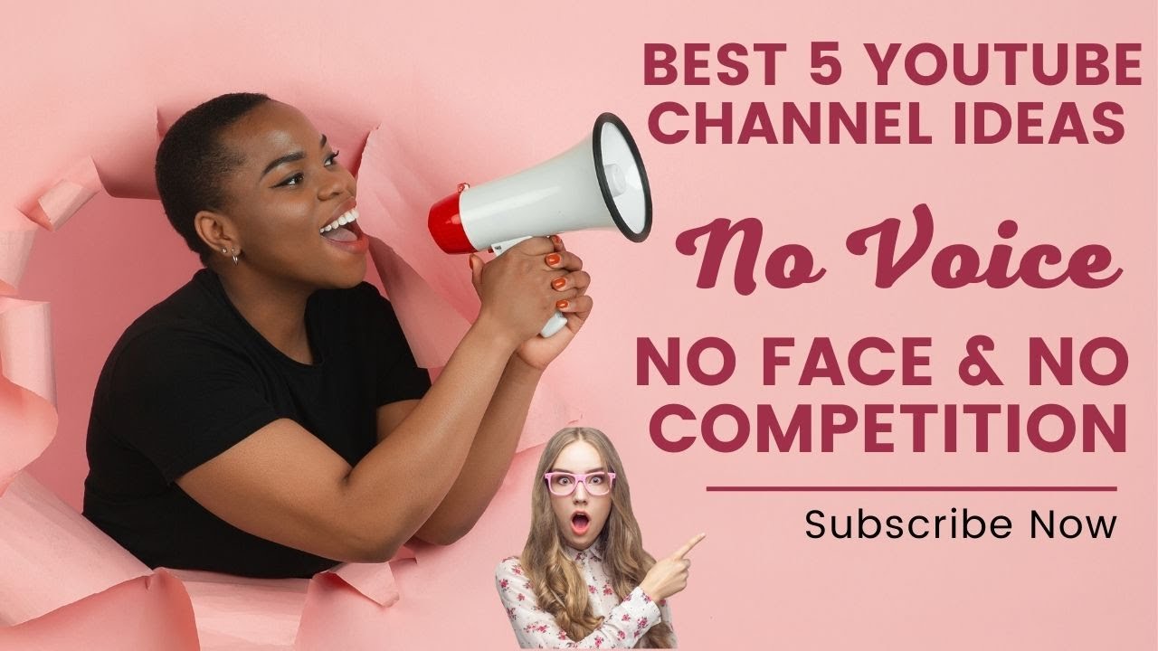 Best 5 YouTube Channel Ideas No Voice, No Face & No Competition - YouTube