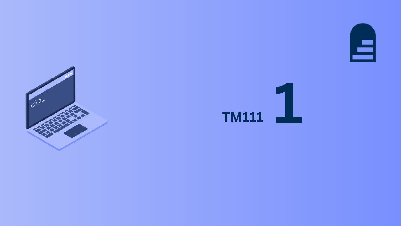 TM111 week 1 - YouTube