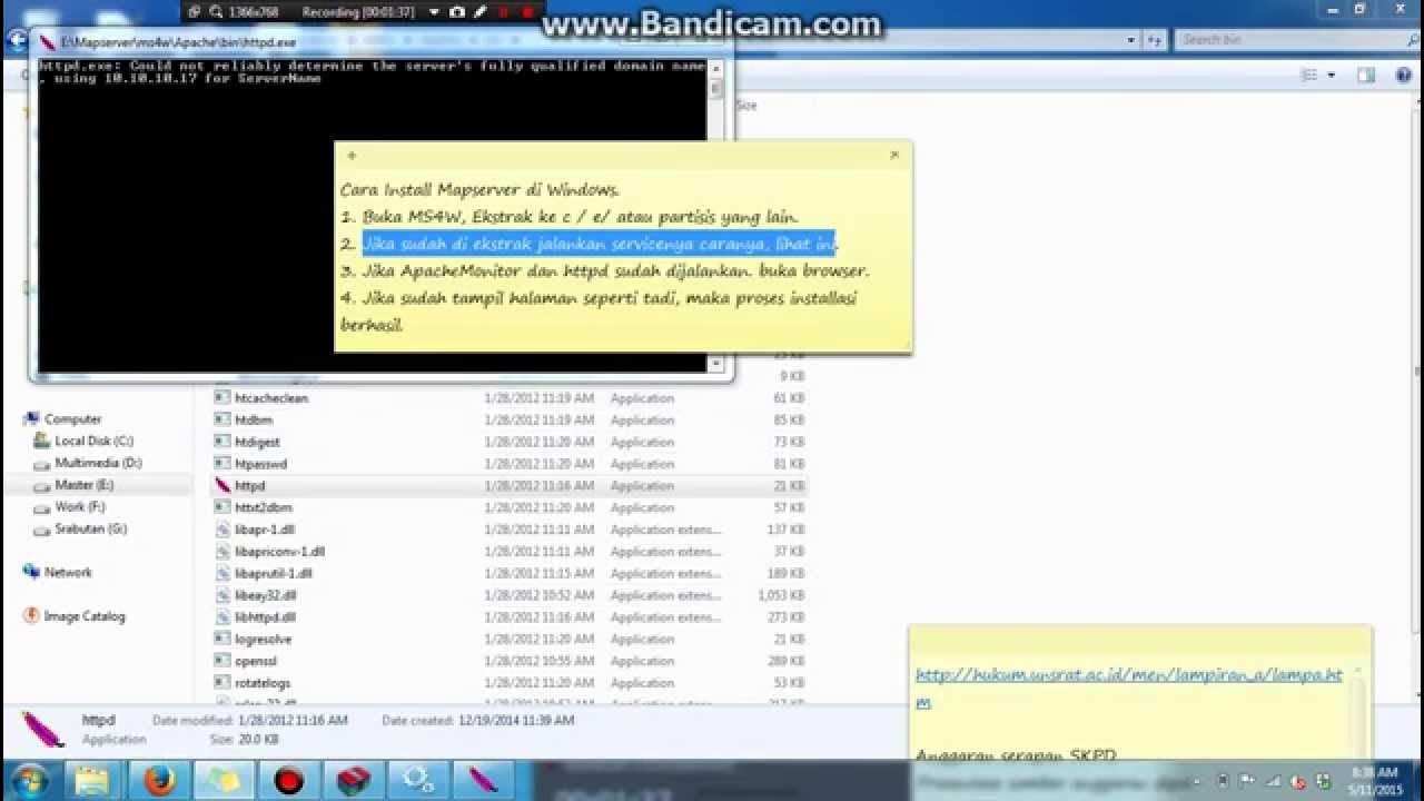 Tutor Install Mapserver - YouTube