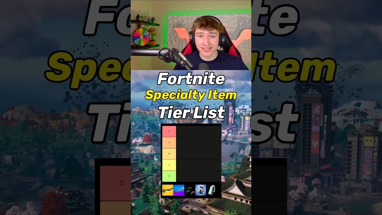 Specialty Item Tier List #fortnite - YouTube