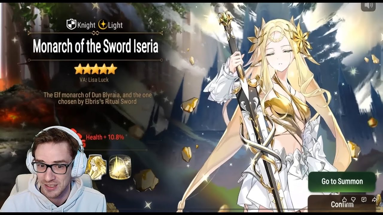 Monarch Of The Sword Iseria Is Coming! - Epic Seven - YouTube