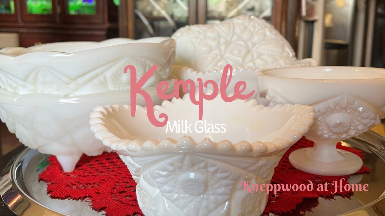 My Kemple Milk Glass Collection - YouTube