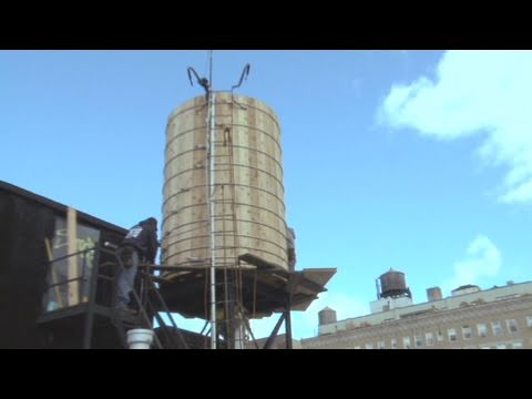 Wooden water tank maker branches out - YouTube