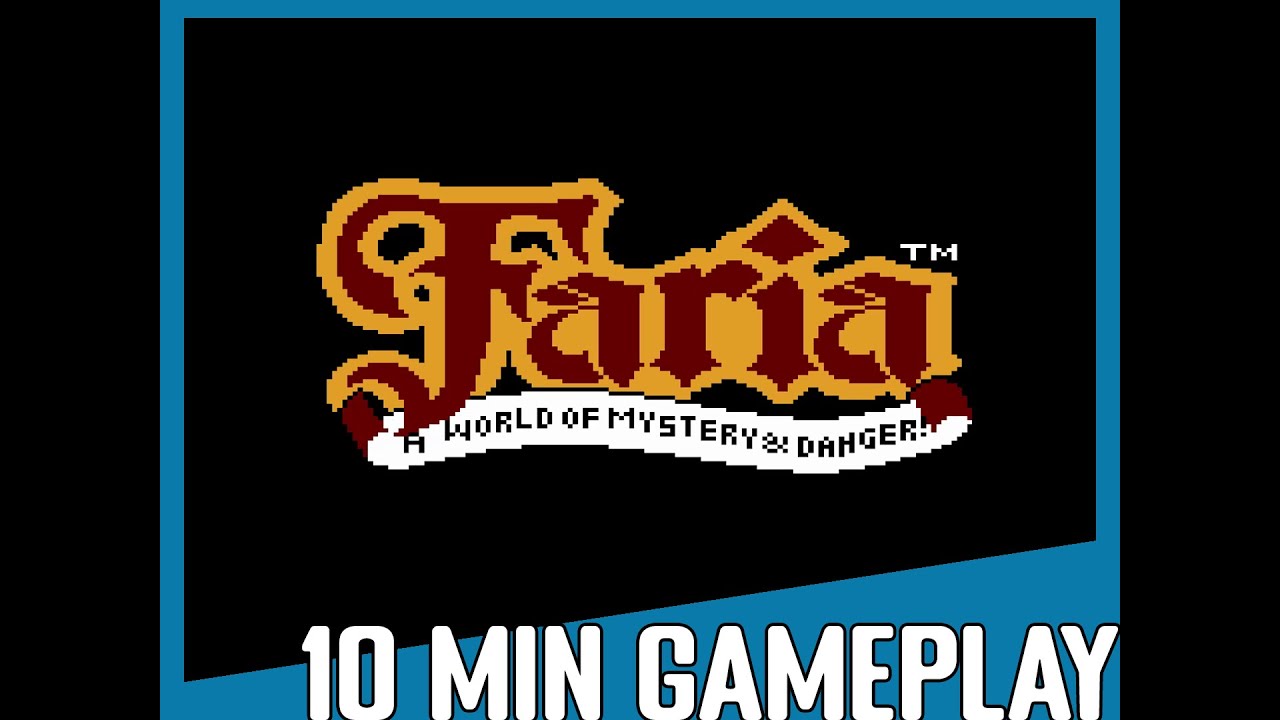 10 Minute Gameplay: Faria: A World of Mystery and Danger! (1991) NES ...