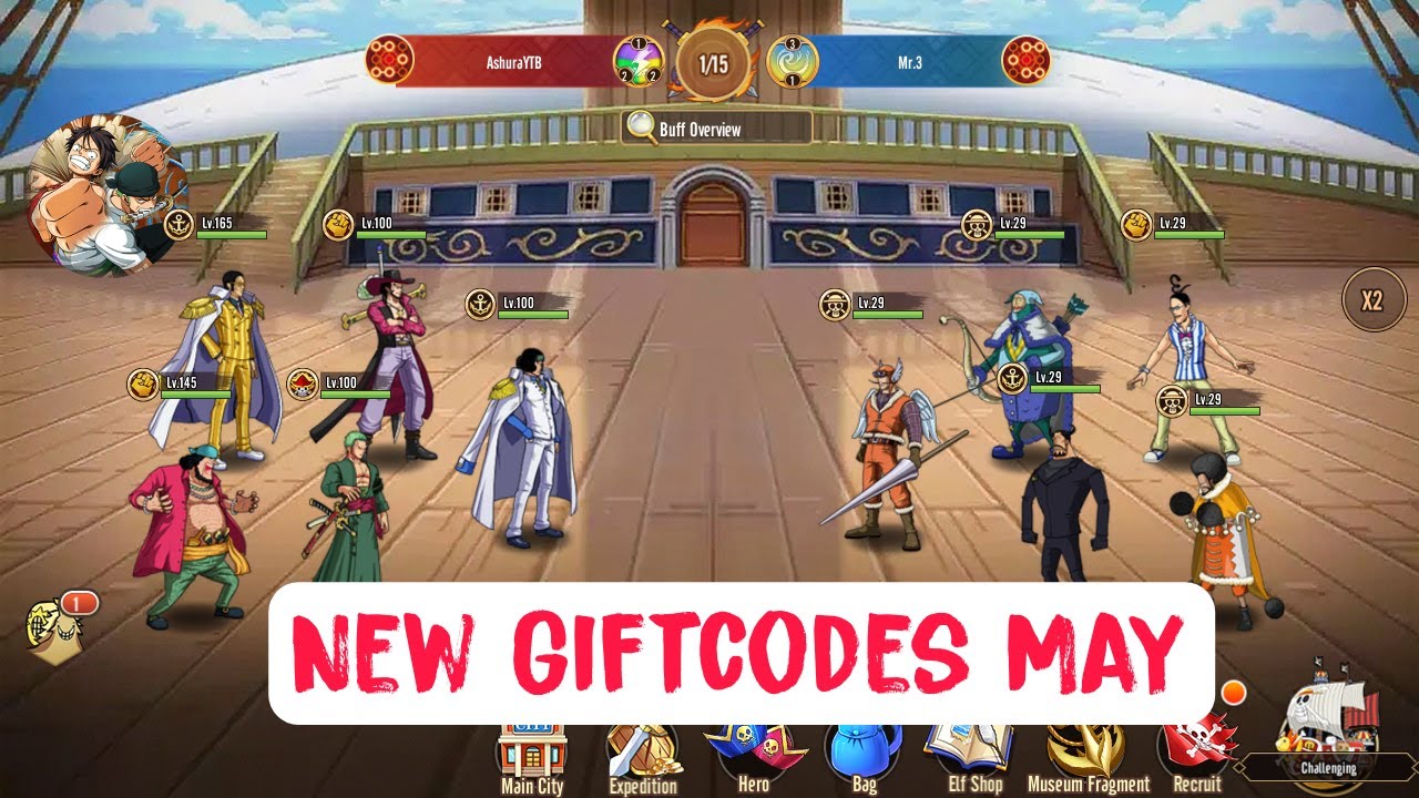 Pirate Arena Mobile | New Giftcodes May 15 2023 - One Piece Free V9 ...