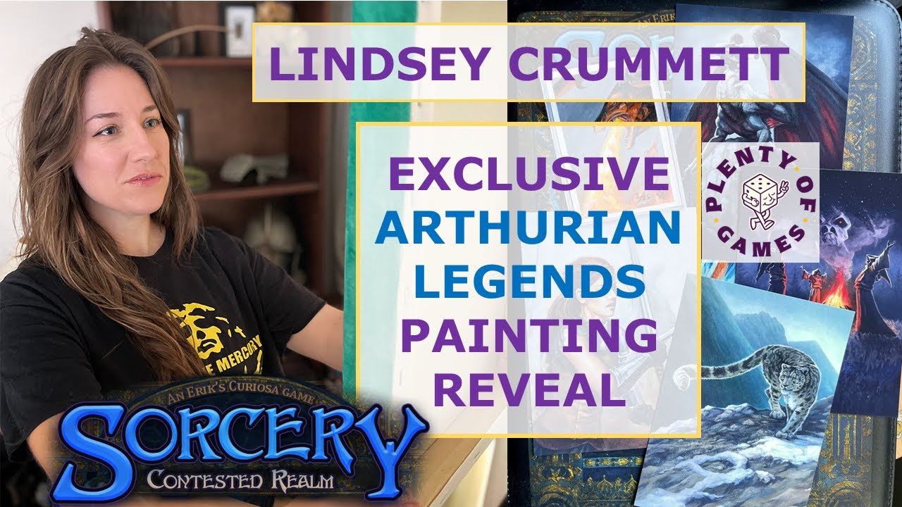Sorcery TCG - Arthurian Artwork and Card Reveal w/ Lindsey Crummett and ...