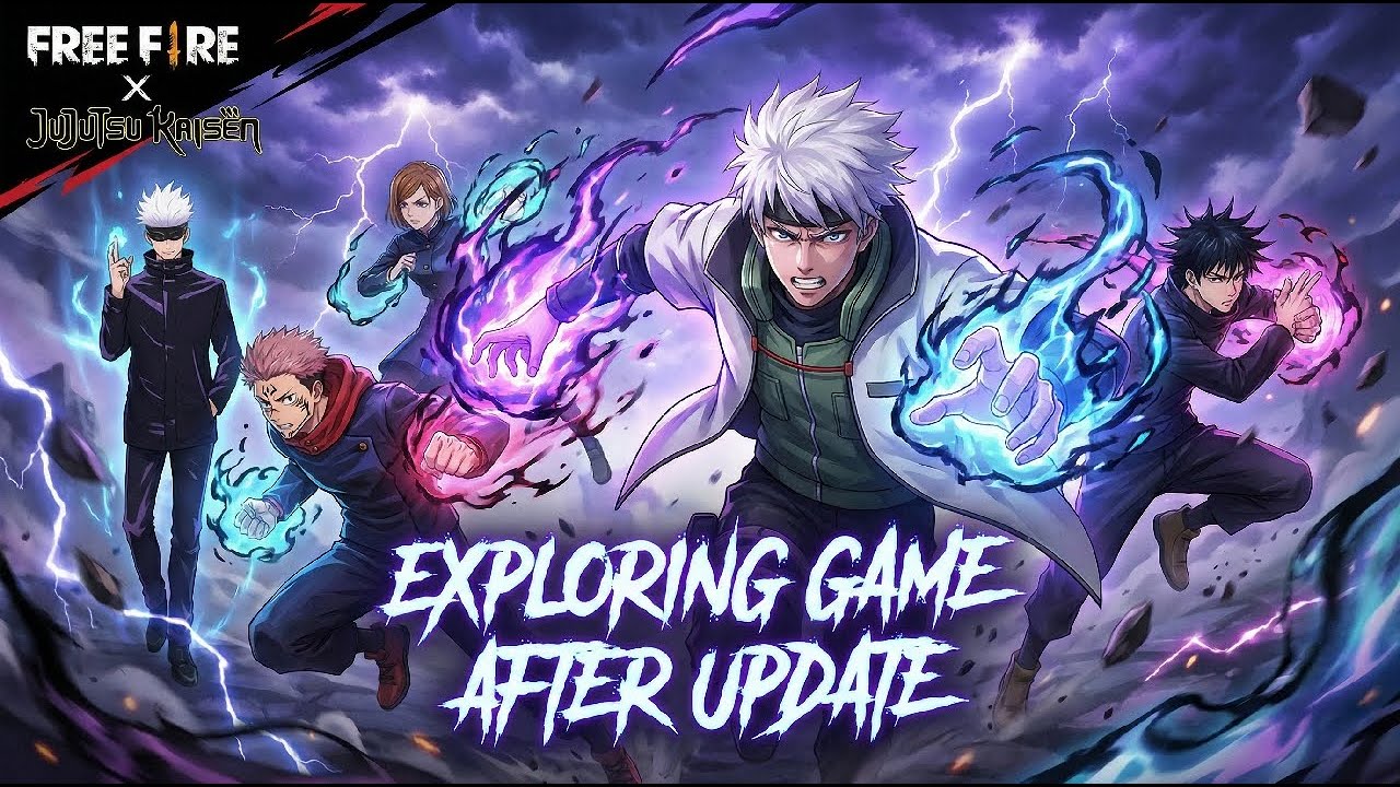 FREE FIRE JUJUTSU KAISEN UPDATE ROAMING IN GAME - YouTube