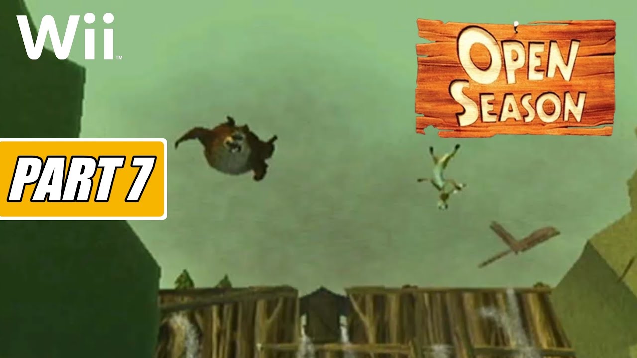 لعبة فيلم الكرتون موسم صيد الحلقة 7 / Open Season Wii - YouTube