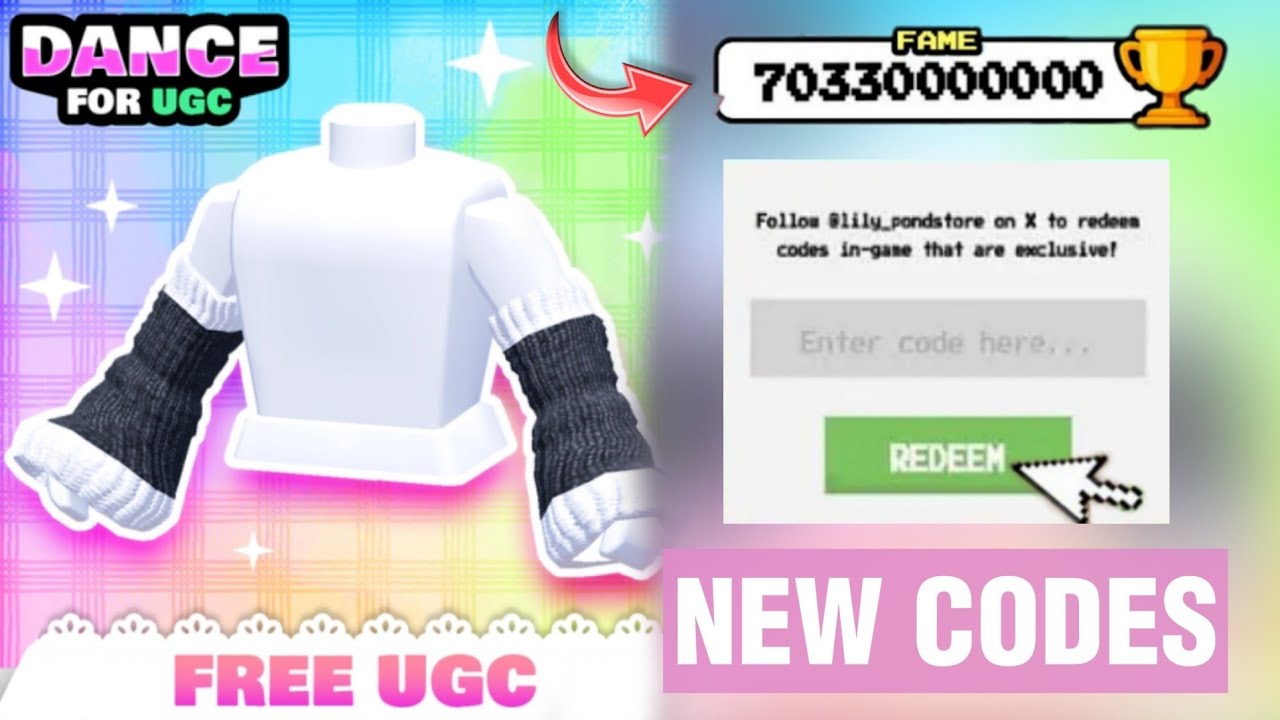 💕NEW ALL WORKING CODES💞 FOR DANCE FOR UGC 2024 - DANCE FOR UGC CODES ...