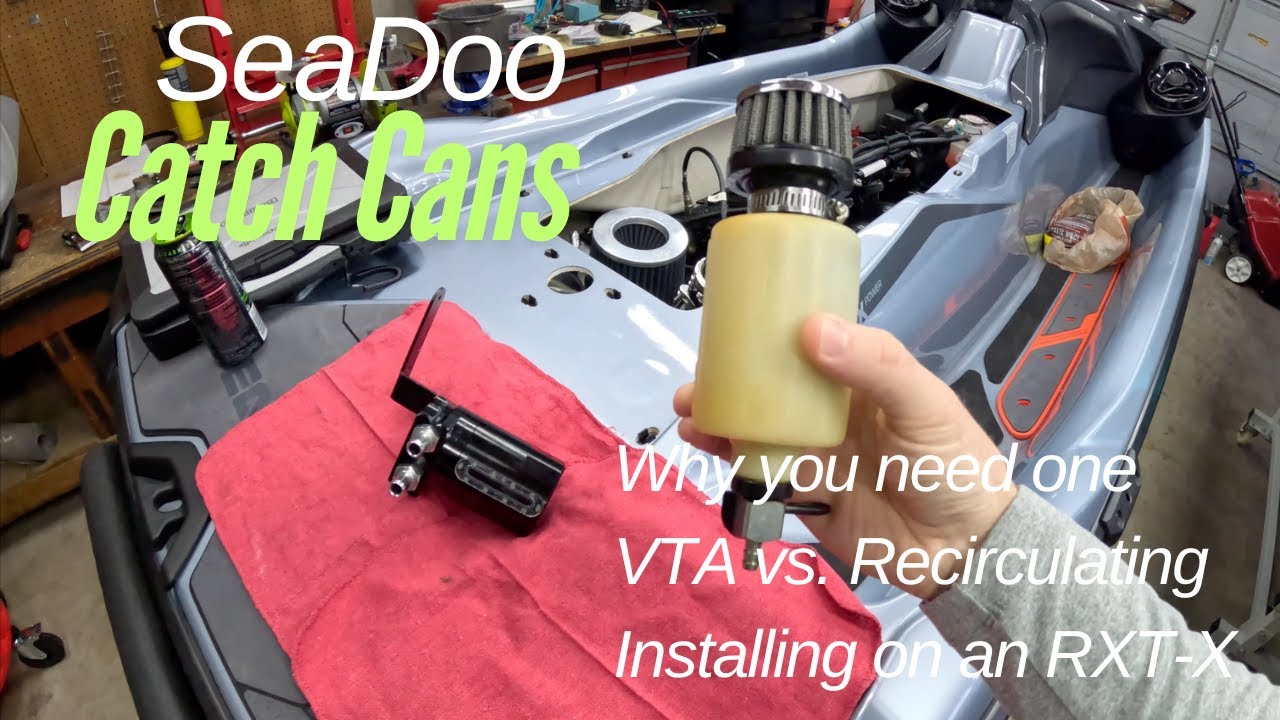 SeaDoo Catch Cans // Why You Need One And Installing a $50 Amazon Can ...
