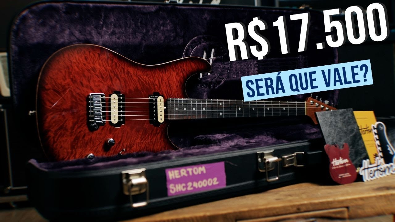 A nova guitarra brasileira de alto padrão - Strato Hertom Modern - YouTube