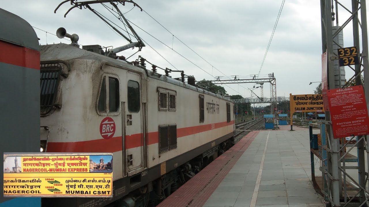 SALEM to TIRUPATI : Full Journey: 06340 NCJ-CSMT EXP & 02846 BNC-BBS SF ...