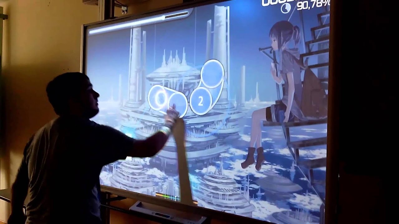 OSU! on SmartBoard / WhiteBoard: Groove Coverage - Runaway (Nightcore ...