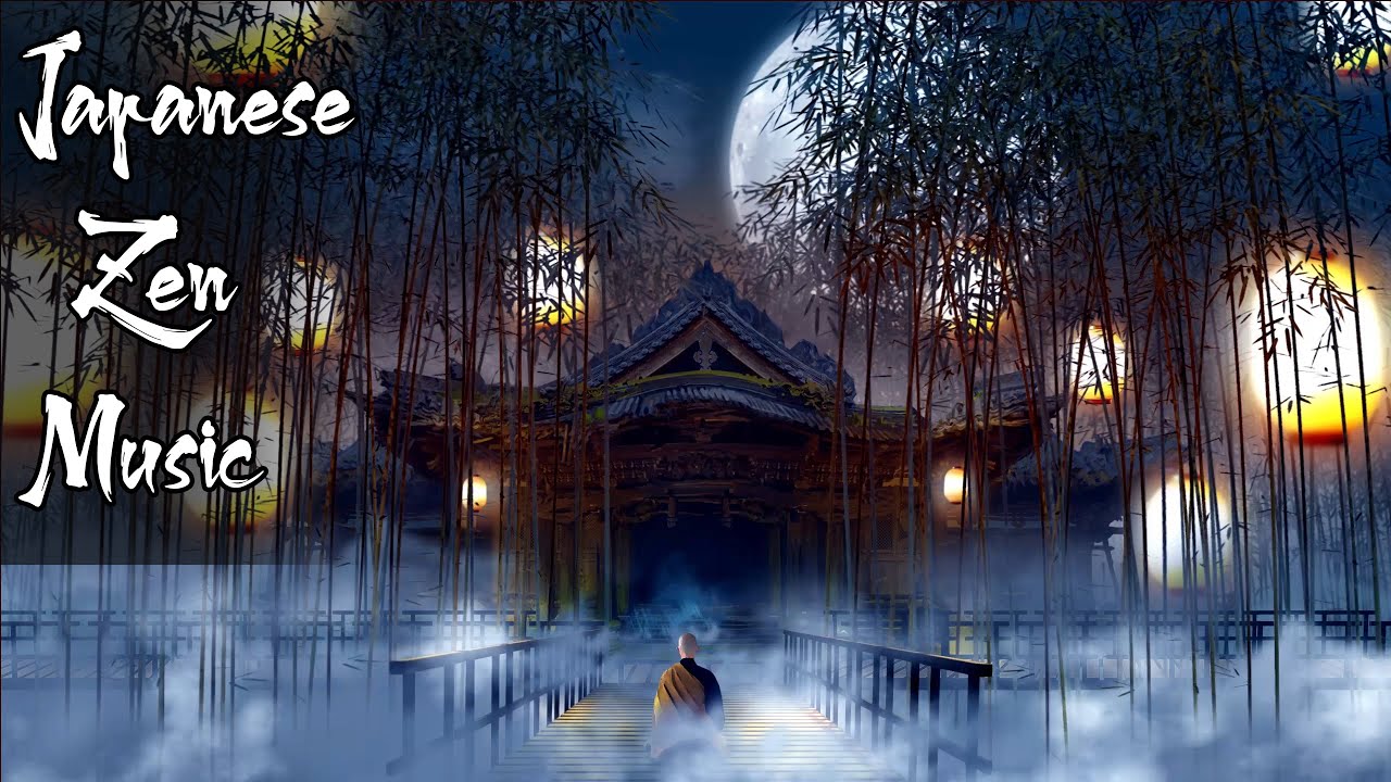 Night Nature Sounds With Japanese Flute Music - Calming Music ...