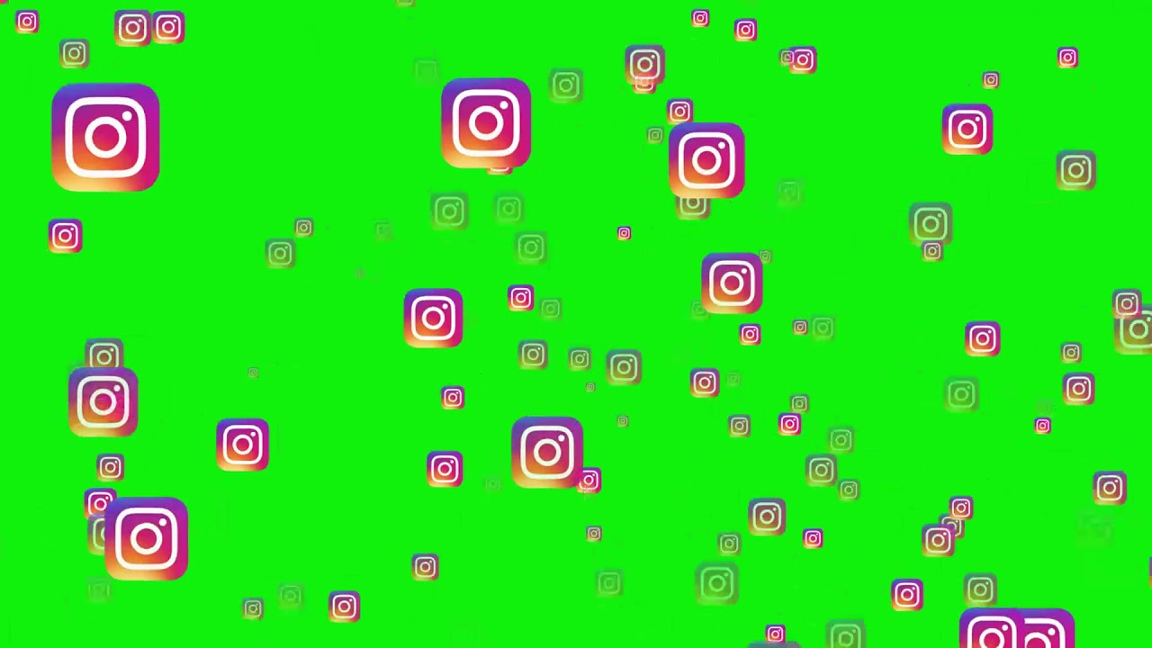 Instagram green screen hd video - YouTube